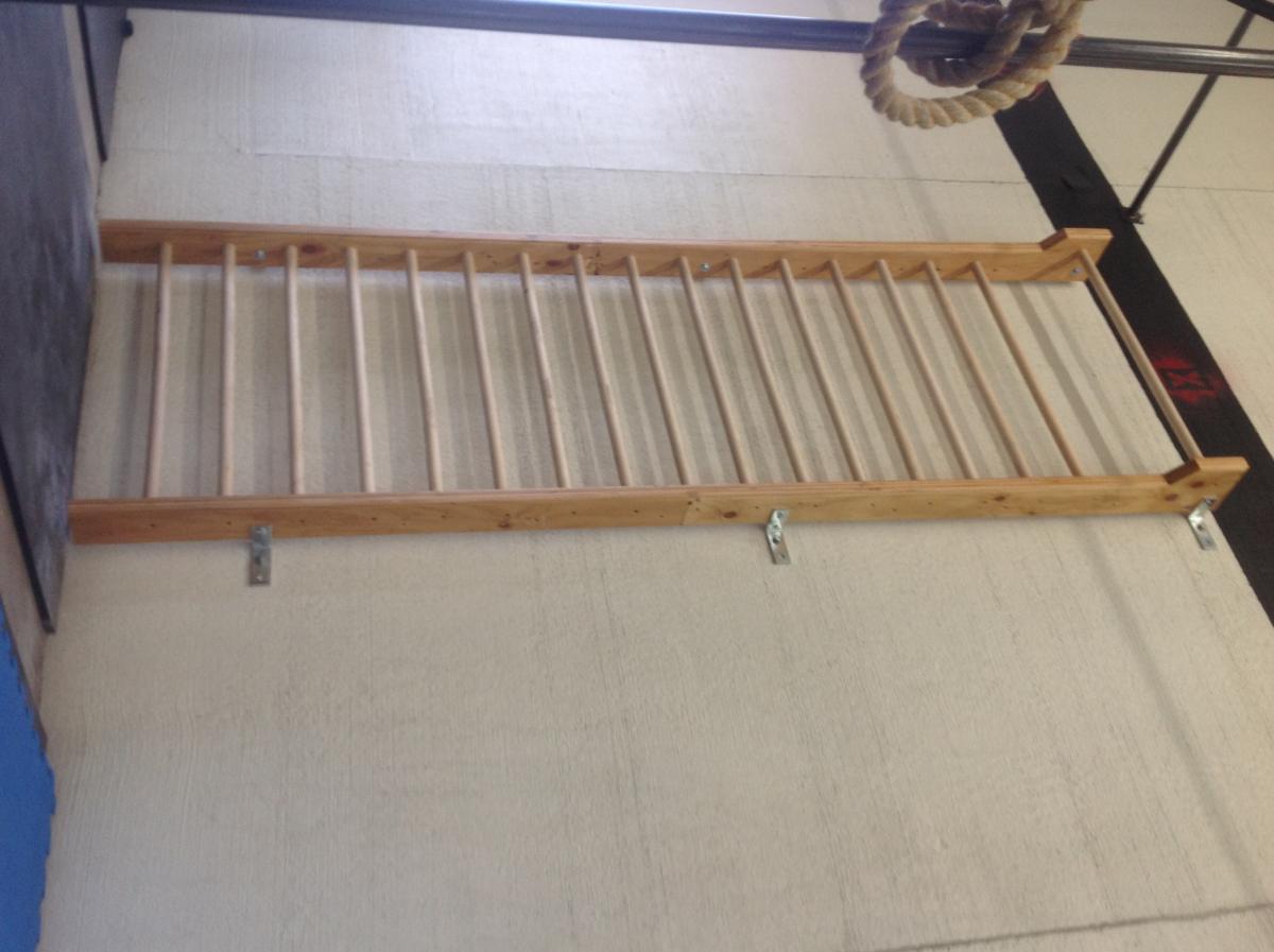 My homemade Stall Bars (stretched for tall people) - Equipment ...